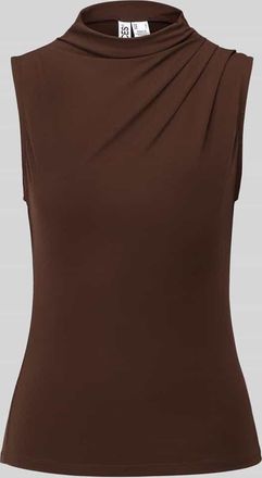 Pieces Slim Fit Tanktop mit Mock Neck Modell MADISON
