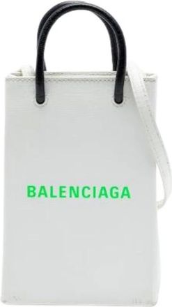 Balenciaga Pre-owned Cuir accessoires-de-bureau - Femme - Pre-owned - Blanc - Taille: ONE Size