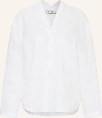 COS Cos Leinenbluse weiss