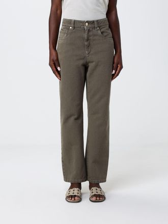 Brunello Cucinelli Pantalon BRUNELLO CUCINELLI Femme couleur Vert