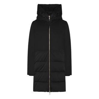Duno Schwarzer Steppmantel - - Coats - Damen - Schwarzk - M
