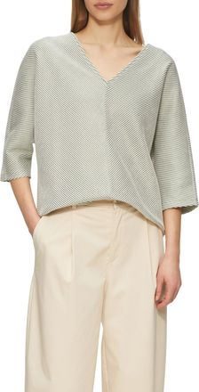 s.Oliver Shirt mit Strukturstreifen und Fledermaus&auml;rmeln