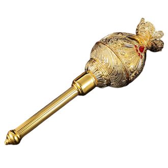 TOPBATHY Mittelalterliche Weihwasserflasche aus Nahen Osten Dekorativer Wasserbeh&auml;lter f&uuml;r Kirchenfeste und Religi&ouml;se Zeremonien Orientalisches Design Vielseit