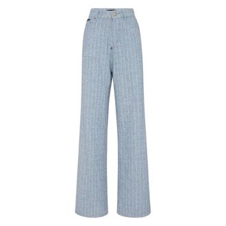 Philipp Plein Femme, Pantalons, Bleu, Taille: W25 Denim 5-pocket Pants
