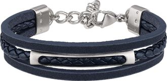 Breil Juwel Sammlung B MIX, ARMB&Auml;NDER aus HERREN in STAHL Farbe BLAU messen 23 - TJ3087