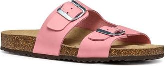 Geox Femme D BRIONIA L Sandale Plate, Nude, 39 EU