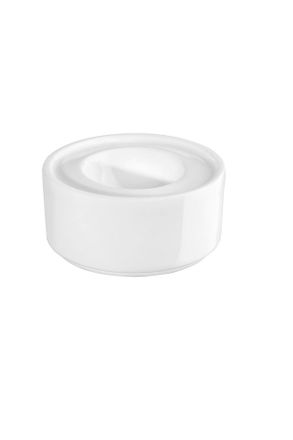 ASA Eierbecher a table OCO, Wei&szlig;, Keramik, rund, 3.5 cm, Tischkultur & Servieren, Eierbecher