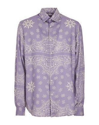 8 by YOOX REGULAR FIT PRINTED SHIRT