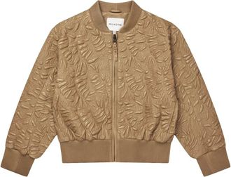 Munthe Femme, Vestes, Brun, Taille: 44 FR Leather Jacket