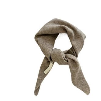 Generic &Eacute;charpe triangulaire en tricot - Ch&acirc;le chaud avec pompons pour lhiver, Couleur 7, 38cmX110cm