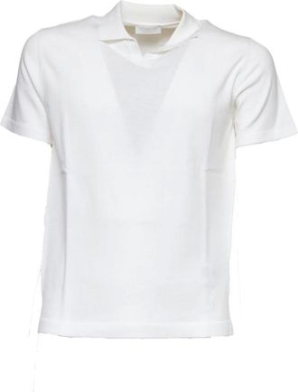 Dondup Homme, Tops, Blanc, Taille: 2XL Polo Coupe Standard en Cr&ecirc;pe de Coton