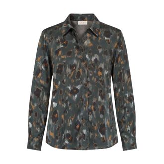 Marella Emmduomo Twill Shirt - - Blouses & Shirts - Damen - Gr&uuml;n - 2XS