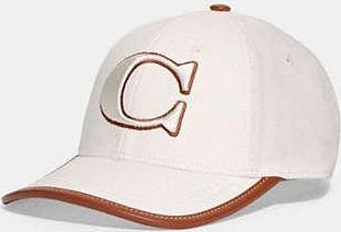 Coach Baseballcap in Wei&szlig;, Gr&ouml;&szlig;e XS/S | Baumwoll
