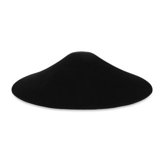 Jacquemus Chapeau &agrave; col roul&eacute; en laine - Femme - Accessoires - Noir - Taille: 58 CM