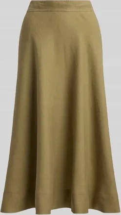 Lauren Ralph Lauren A-Linie Midi-Rock aus reinem Leinen Modell BENICE