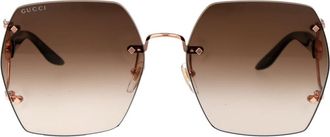 Gucci Stylische Sonnenbrille Gg1562S - - Accessories - Damen - Gelb - 62 MM