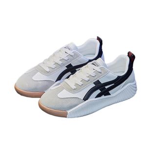 Generic Deflorence Damen-Sneaker, atmungsaktive, Flache, rutschfeste Laufschuhe f&uuml;r Damen, Retro-Sneaker f&uuml;r Damen (Black,37)