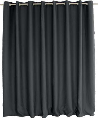 Enjoy Home ED Enjoy Home Verdunkelungsvorhang, gro&szlig;e Breite, Polyester, Dunkelgrau, 300 x 240 cm