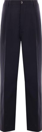 Marni pantalon de costume en coton - Bleu