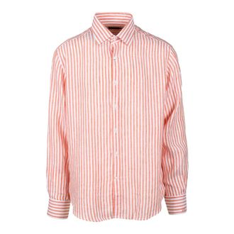 Paul & Shark Homme, Chemises, Rose, Taille: 5XL Chemise en lin