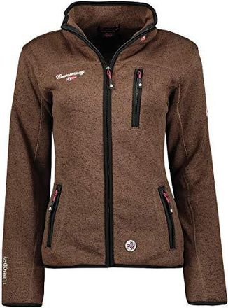 Geographical Norway Teden Lady Polaire Chaude Femme Chaude Fermeture Zip - Veste Automne Hiver Printemps Chaud Femmes - Longues Manches Pull Fourrure Doux Confort Outdoor