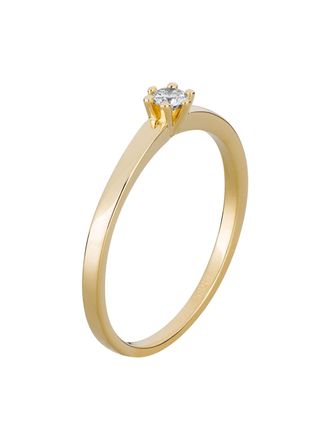 Orolino Ring Gold 585 mit nat&uuml;rlichem Brillant 0,10ct