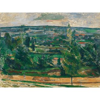 Fine Art Prints Paul Cezanne Landscape from Jas De Bouffan, extra großer Kunstdruck