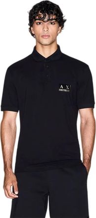 A|X Armani Exchange Herren-Polohemd mit Aufn&auml;her