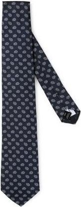 Au Printemps Paris Cravate en soie &agrave; motif
