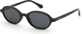 Twinset gafas de sol (STW129), color: SHINY BLACK (SMOKE), 51/19/140, (Female)