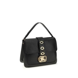 Burberry Womens Lamb Leather Shoulder Bag Black