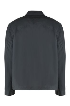 Bottega Veneta Mens Cotton Jacket Grey Raincoats Coat