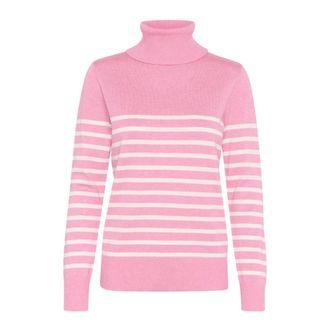 Saint Tropez MilaSZ St. Rollkragenpullover - - Knitwear - Damen - Rosa - M