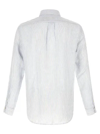 Polo Ralph Lauren Striped Linen Shirt - Blue