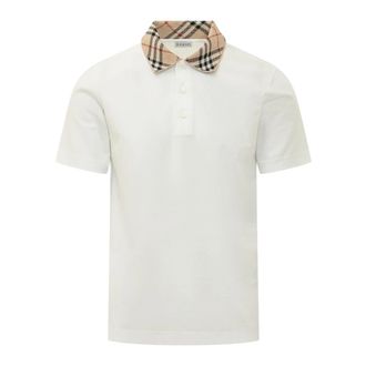 Burberry Evan Polo - - Tops - Herren - Wei&szlig; - S