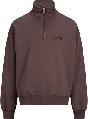 Jacquemus Sweat &agrave; col zipp&eacute; camionneur Gros Grain en coton