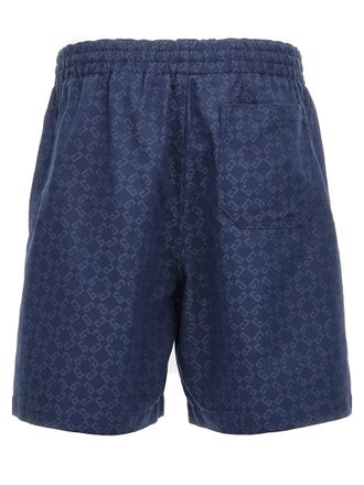 Givenchy Monogram Jacquard Bermuda Shorts - Navy
