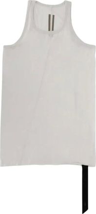 Rick Owens Homme, Tops, Blanc, Taille: XS Top Loose Tank