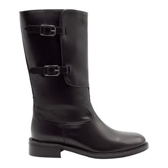 Julie Dee Botte haute style biker - Femme - Chaussures - Noir - Taille: 38 EU
