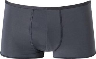 HOM Herren Trunk grau Mikrofaser unifarben