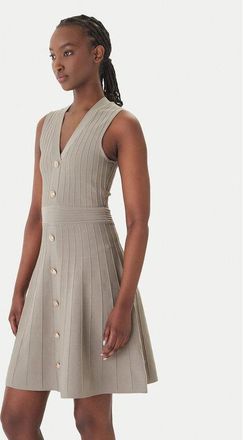 Guess Strickkleid W6GK53 Z0658 Gr&uuml;n Regular Fit