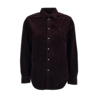 Polo Ralph Lauren Cordhemd aus Baumwolle - - Blouses & Shirts - Damen - Lila - L