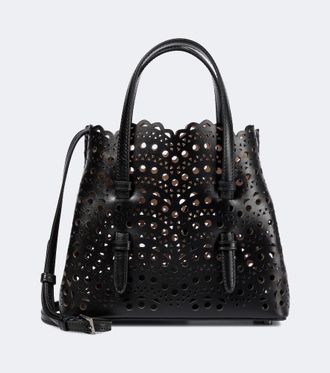Alaia Ala&iuml;a Sac &agrave; main Mina 20 Vienne Wave en cuir