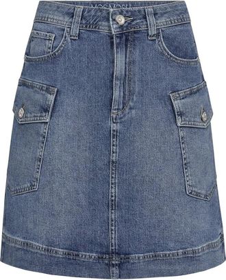 Mos Mosh MOS Mosh, Femme, Jupes, Bleu, Taille: W32 Denim Skirt