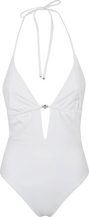 Tory Burch Femme, Maillots de bain, Blanc, Taille: 42 FR 178581 Suit