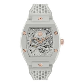 Philipp Plein The Skeleton Ecoceramic Watch - - Accessories - Herren - Wei&szlig; - ONE SIZE