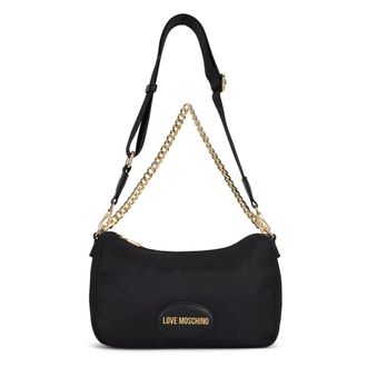 Love Moschino Umh&auml;ngetasche mit Logo-Schriftzug - - Bags - Damen - Schwarzk - ONE SIZE