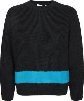 Msgm Msgm, Herren, Strickwaren, Schwarzk, XLGröße