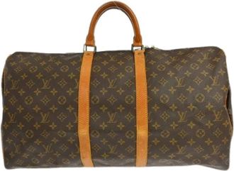 Louis Vuitton unisex, Pre-owned, Brun, Taille: ONE Size Pre-owned Keepall 55