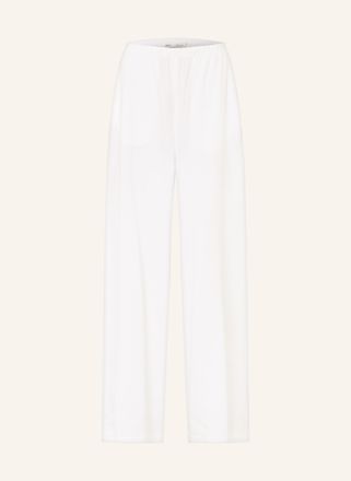Max Mara Marlenehose Destino Mit Leinen weiss